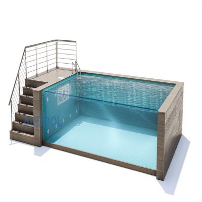 Cina Tecnologia brevettata Copertura di piscina in policarbonato larghezza 4-5m per piscina familiare in vendita