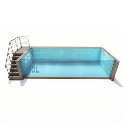 Cina pannelli di vetro acrilico trasparente per piscine interne e superficiali in vendita