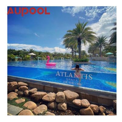 Cina Pannello acrilico PMMA a 100% di Lucite importato per piscina esterna di design moderno in vendita