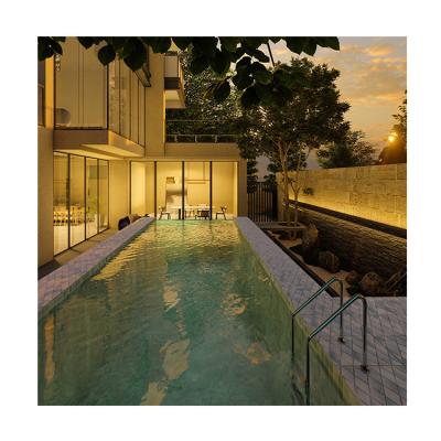 Cina Acqua chiara mente chiara prefabbricato 20ft 40ft container di trasporto piscina con taglio in vendita