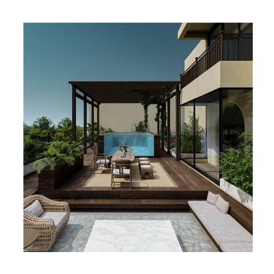 Cina Trasmissione della luce ad alta trasparenza 92,5% Lucite Acrylic Prefab Pool per il cortile dell'hotel in vendita
