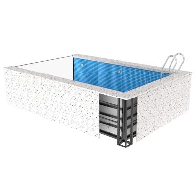 Cina Nuoto Navigazione Sopra Terra Piscine Frp con finestre acriliche trasparenti e design personalizzabile in vendita