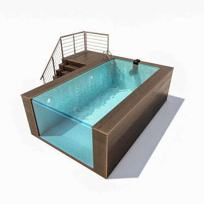 Cina AP-2000 Piscina prefabbricata per il nuoto sopra terra in container da 20 ft a 40 ft in vendita