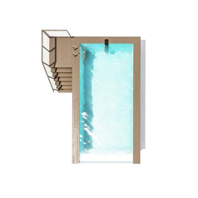 Cina Spessore di 100 mm Casa prefabbricata di lusso con piscina in vendita