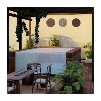 Cina Piscine prefabbricate con vetrina a pannello acrilico trasparente e struttura principale in acciaio inossidabile in vendita