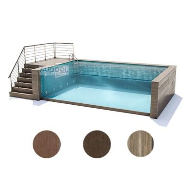 Cina Facile da installare Container infinito piscina piscina Spa con vetro acrilico materiale PMMA Lucite in vendita