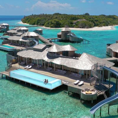 Cina Piscina modulare trasparente in fibra di vetro personalizzabile sopra il terreno per Trendy Island Resort Villa in vendita