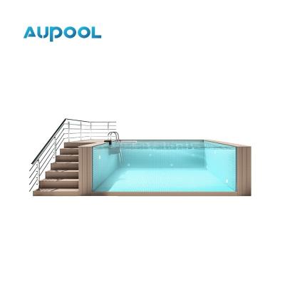 Cina Piscina prefabbricata per famiglie con vetro trasparente a pannello acrilico in vendita