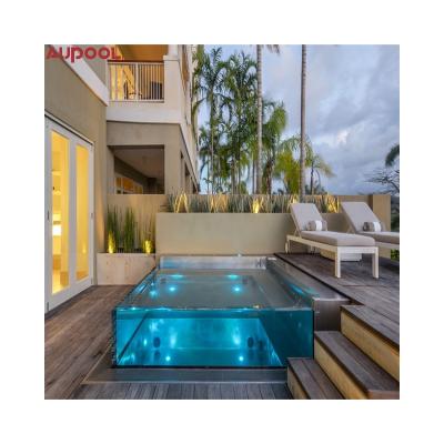 中国 AUPOOL ハイ ファッション 透明厚いアクリルプール で 屋外 の 空間 を 改良 し て ください 販売のため
