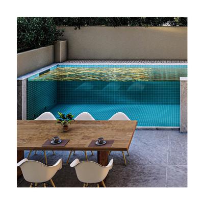 Cina Hotel Backyard Fiberglass Infinity Pool con disegno in vetro acrilico e dimensioni extra grandi in vendita