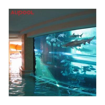 Cina 100 mm di spessore Acrilico Parete della piscina Facile installare lamiere di plastica per vetro trasparente in vendita