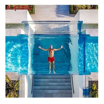 Cina Facile da installare piscina modulare prefabbricata finestra muro piscina acrilica per il design moderno in vendita