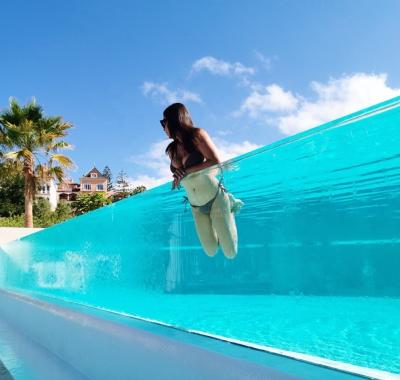Cina Piscine per famiglie durevoli AUPOOL Piscine da bagno in acrilico trasparente di design moderno in vendita