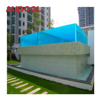 Cina Piscina per famiglie con pannello acrilico con tecnologia di polimerizzazione termostatica a secco e schienali in vendita