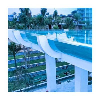 Cina Hotel piscina sospesa finestrino trasparente acrilico visibile con più lati in vendita