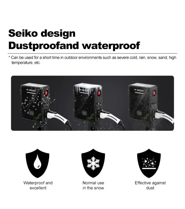 Mode 2 Single Three Phase Type2 CE TUV 220V 7kw Ocpp 1.6 WiFi Home Load Balancing Smart EV Charger Car Charging