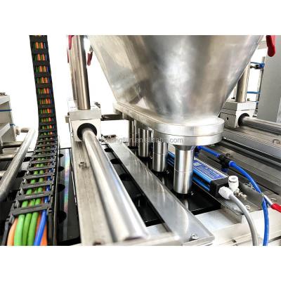 중국 Manufacturing Plant Popcorn Cup Filling and Sealing Machine with 2-10 Filling Heads 판매용