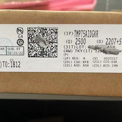 Cina Sensore programmabile Digital 40C-125C 8VSSOP di TMP75AIDGKR in vendita
