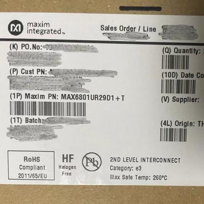 Cina Supervisore 2.93V 1 3Pin in opposizione basso attivo SOT-23 T/R dell'unità di elaborazione di MAX6801UR29D1+T in vendita