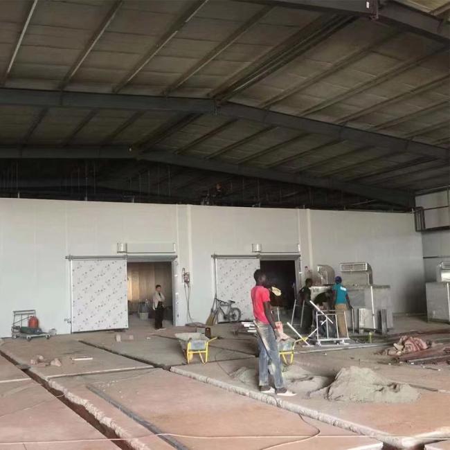 Cold room panel installation