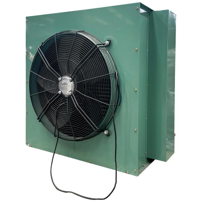 H-type condenser installation view