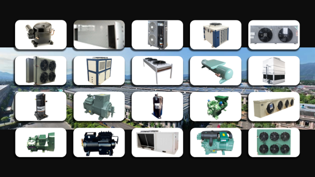 Industrial refrigeration applications diagram