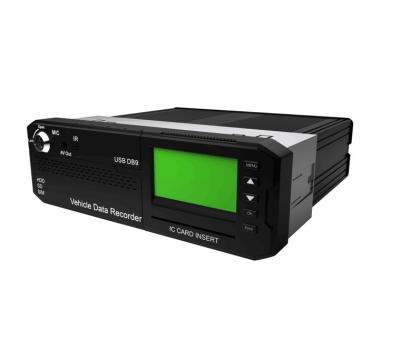 China Advanced 8 Channel Hard Disk Mobile DVR For Vehicle Video Surveillance Monitoring for sale