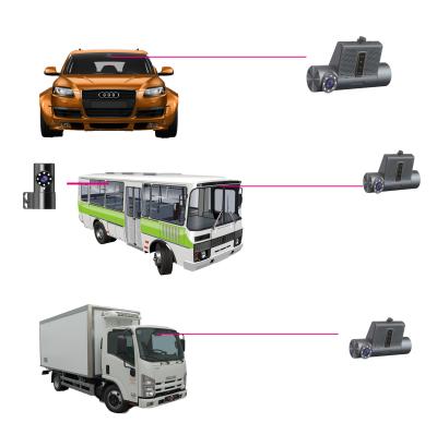 Cina Sensore CCD MINI DASHCAM H.265 2ch 1080p Rete analogica OEM Opzionale 4G WiFi Mobile MDVR in vendita