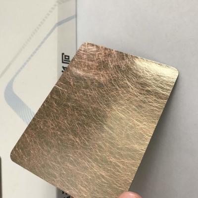 Cina 304 piastra in acciaio inossidabile 304L HairLine colorato lamiera in acciaio inossidabile con superficie spazzolata in vendita