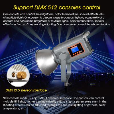 China Yidoblo 300W LED Video Light Continuous Output Bracket Studio Photography Light for Live Stream Recording Beauty Show for sale