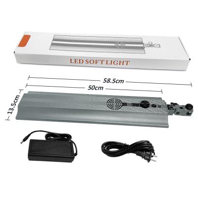 中国 70W長尺フィルライト、7000ルクス調整可能な色温度、クール&ウォームライト、商品撮影に最適 販売のため