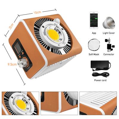 中国 150wの小さなポケットライトは,外壁写真に適した調節可能な色温のハンドルバッテリーで使用できます. 販売のため