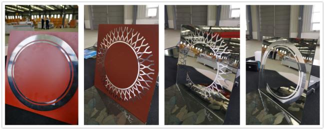High-Precision CNC Glass Mirror Aluminium Bandmirror Channel Machine