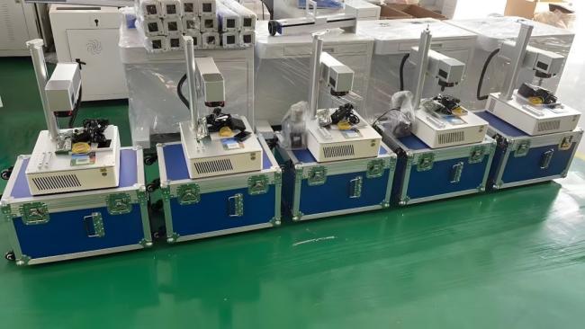 Easy to Operate Split Mini 20W/30W/50W/60W/100W Jpt M7 M8 IP 3D Mopa Color Fiber Laser Marking Machine for Metal Nonmetal