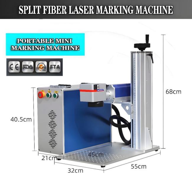 Portable Model Fiber Laser Marking Machine Adopts Computer Control and Is Easy to Realize Automation