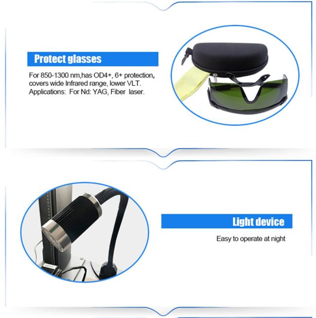 20W 30W 50W Handheld Laser Marking Machine Marking Tyre