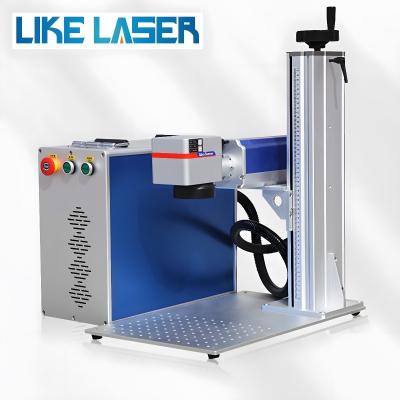 中国 銅ステンレス鋼のためのスプリットファイバーレーザーマークマシン 作業精度0.001mm 販売のため