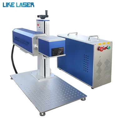 中国 工業用レーザー印刷用の標準的なデスクトップ用非金属繊維/UV/CO2レーザーマークマシン 販売のため