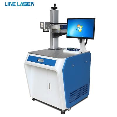 中国 紫外線レーザー印刷 3D結晶底面彫刻のためのファイバーレーザーマークマシン 販売のため