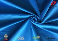 Cina Tessuto del tricot del poliestere del bene durevole 100, tessuto scrivente tra riga e riga fusibile tricottante blu scuro in vendita