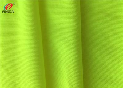 Chine Knit de trame de tissu de matériel fluorescent de coton de polyester pour l'uniforme de la police de la circulation à vendre