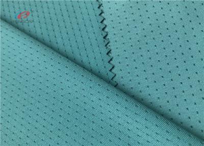 Chine Spandex élastique bleu du polyester 5% du tissu de maille de sports 95% pour des vêtements de sport à vendre