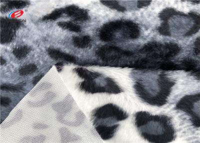 중국 Hometextile 피복을 위한 방수 표범 인쇄 우단 간결 더미 직물 0.5-4.0MM 판매용