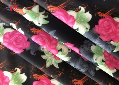 중국 반대로 - 비키니를 위한 미생물과 UPF 50 관례 인쇄 폴리에스테 스판덱스 직물 판매용