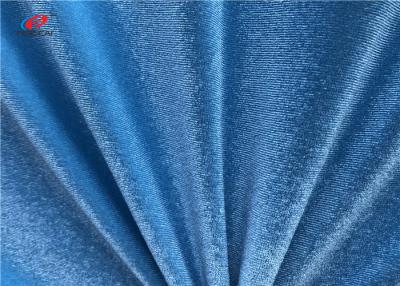 Κίνα Ύφασμα εγχώριου υφαντικό μπλε πολυ 75d Spandex Κορέα βελούδου για το φόρεμα προς πώληση