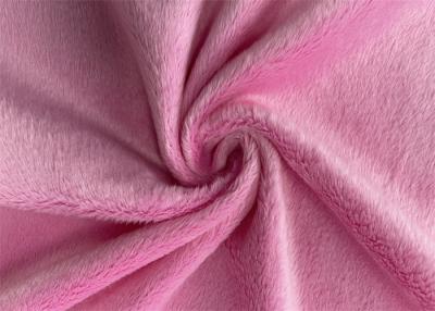 Chine Polyester 100% lisse mou de tissu de peluche de Minky de velours à vendre