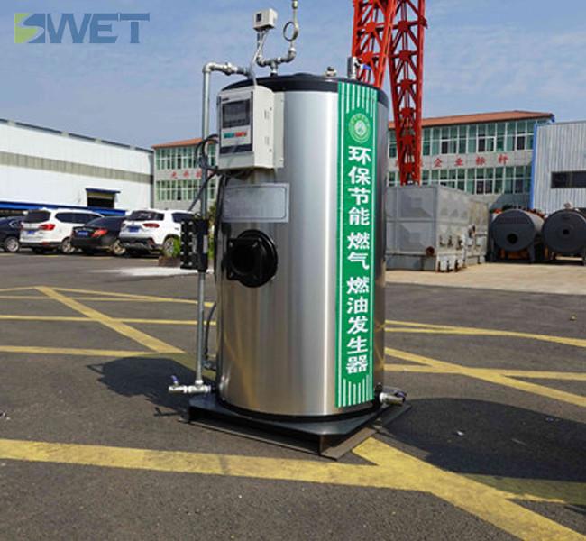 300kg/H ISO Natural Gas Steam Boiler 820*920*2100mm
