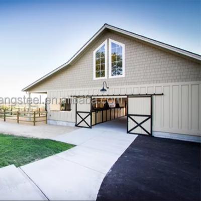 China Modern Design Steel Frame Prefab Horse Stable Horse Box Stable for Farmhouse and Warehouse Use for sale