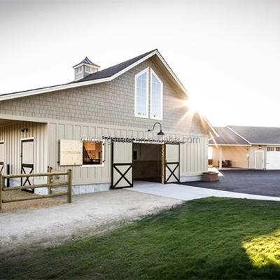 China HDPE Portable Outdoor Horse Stable Steel Horse Stall with Roof Temporary Mobile Temporary Mobile Horse Stable for sale