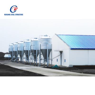 China Prefab Steel Structure Chicken House for Poultry Farm Chicken Shed Metal Farm Shed Building for sale
